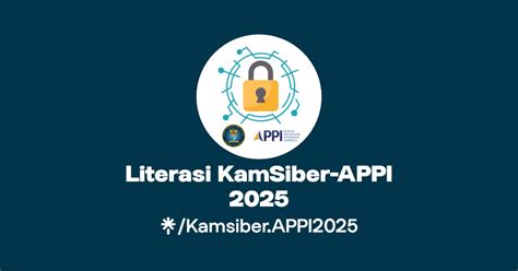 Literasi Kamsiber Appi 2025 Linktree