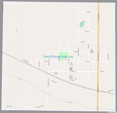 Map Of Malcom City Thong Thai Real