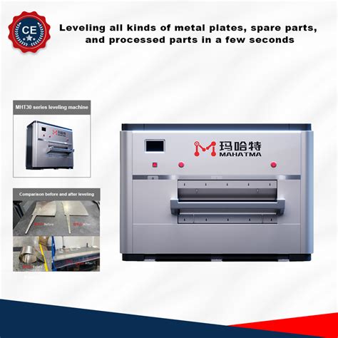 Supply Sheet Metal Leveling Machine For Perforated Sheet And Laser Cut Panel Customized Factory