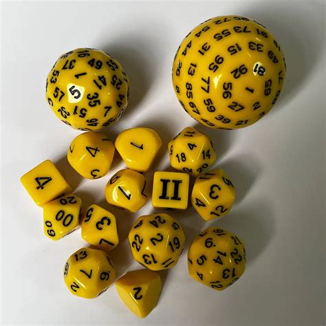Acrylic Polyhedral Dice Set D4 D5 D7 D8 D10 D12 D16 D20 D24 D30 D60