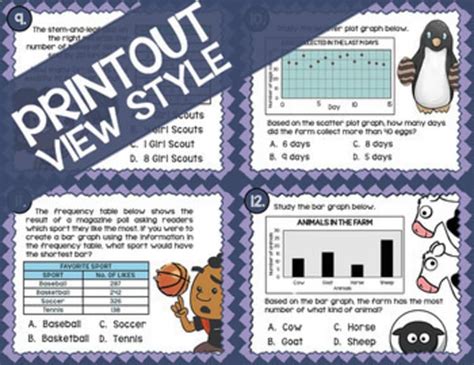 Graphing And Data 5th Grade Staar Math Review Teks 5 8a 5 8b 5 8c 5 9a 5 9b C
