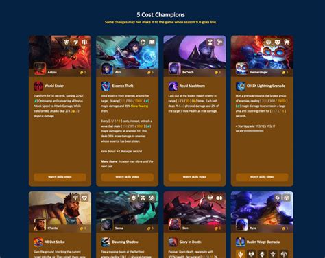 Tft New Set9 Update In Opgg Rteamfighttactics