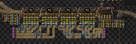 Compact Tileable Train Loading And Unloading 4x Blue Belts Per