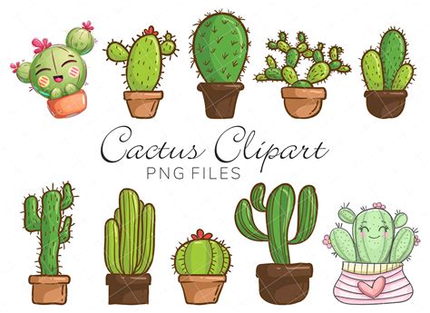 Cactus Pictures As A Clip Art Free Flower Cactus Clipart Template To