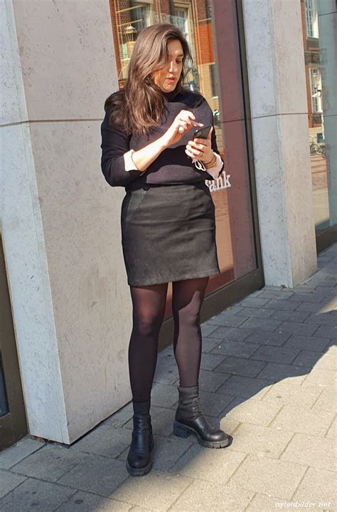 Pantyhose Street Candid Deine Nylon Bilder Galerie