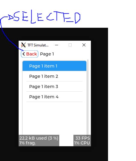 how to avoid back menu button auto selection and how to handle list