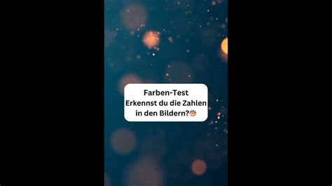 Farbenblind Test 🎨 Youtube