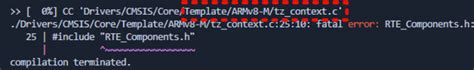 编译缺少RTE Components h Embedded IDE Forum