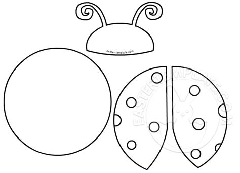 Free Printable Ladybug Stencils Pattern And Stencils