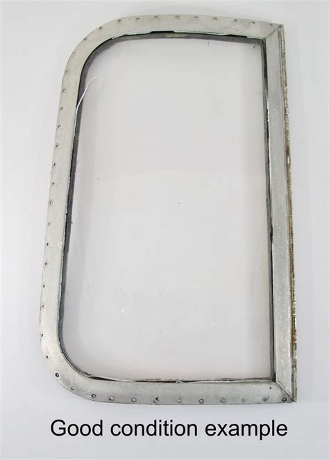 Airstream Curb Side Front Single Pane Lexan Plexiglass Curved Wing Window For 1970s 80s Trailers