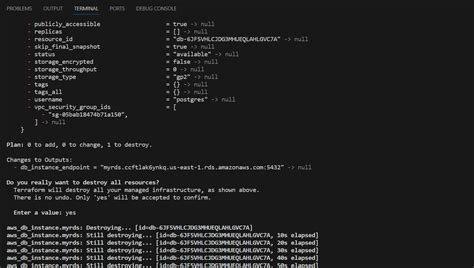 how to create postgresql rds in aws using terraform