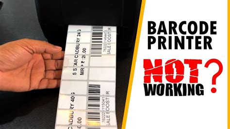 Barcode Printer Not Working Youtube