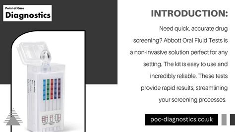 Ppt Abbott Oral Fluid Testing Kit Online Powerpoint Presentation