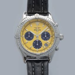 Breitling Cockpit Chronograph A30012 Yellow Dial Gordon Ramsay Box