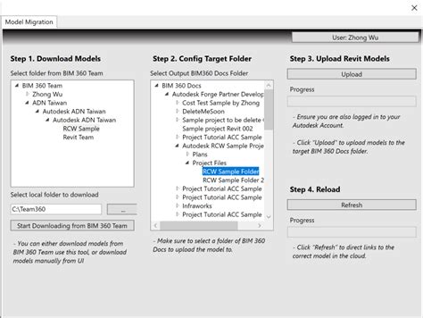 Github Autodesk Forgeforge Rcwfilemigration Revitaddon Demonstrates The Workflow Of