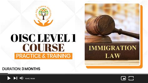 Iaa Oisc Level 1 Course Practice And Training Centre For Human Development