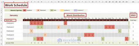 How to Create a Monthly Schedule in Excel (3 Simple Ways)