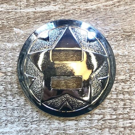 Brass Star Concho Etsy