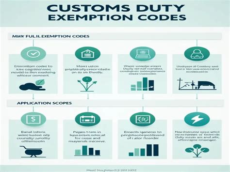 Comprehensive Analysis Of Customs Duty Exemption Codes And Their Application