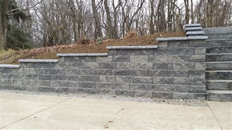 Versa Lok Wall And Rocka Steps Modern Courtyard Other By User Houzz