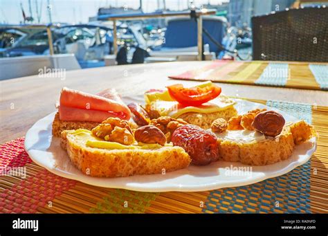 Enjoy The Breakfast On Yacht With Delcious Sandwiches And Scenic