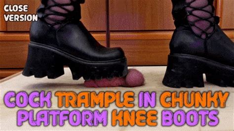 Chunky Lamoda Boots Hard Crush Cock And Balls Close Version Tamystarly Trample Cbt