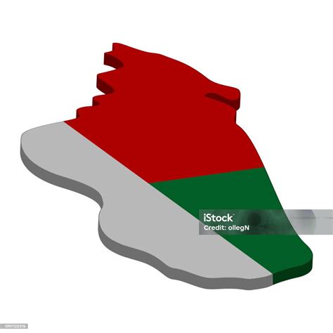 馬達加斯加的國旗和地圖馬達加斯加向量例證的3d 地圖的顏色剪影向量圖形及更多剪裁圖圖片 剪裁圖 國家 地域 地圖 Istock