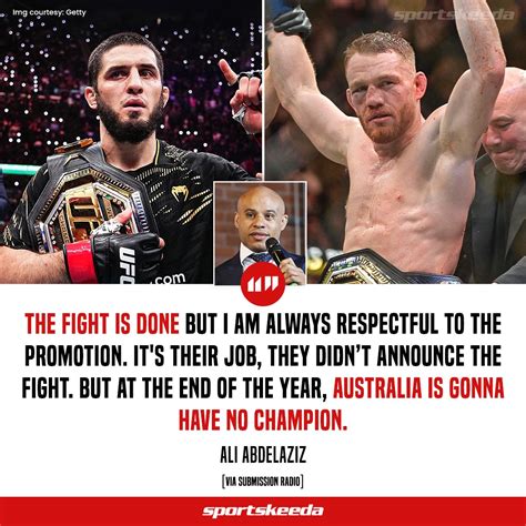 Ali Abdelaziz Confirms The Fight Sportskeeda Combat Facebook