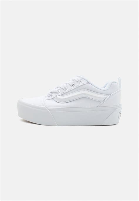 Vans Knu Stack Skate Shoes True Whitewhite Zalandoie