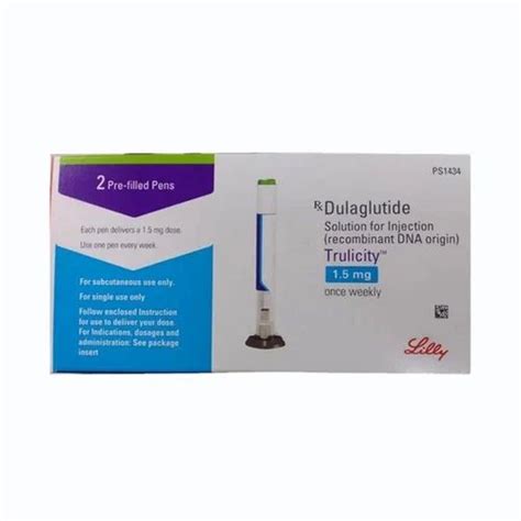 1 5mg Lilly Trulicity Dulaglutide Injection At ₹ 5500 Box Antidiabetic Medicines In Nagpur