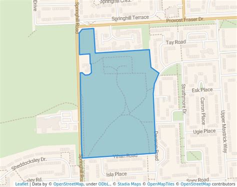 Eric Hendrie Park In Aberdeen Map And Routes