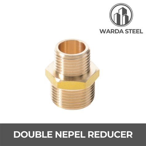 Brass Double Nipple Reducer Brass Double Nipple Nepple Nepel Drat