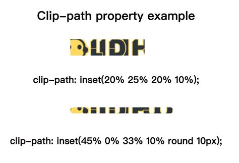 CSS clip path属性语法示例及详细介绍 立地货