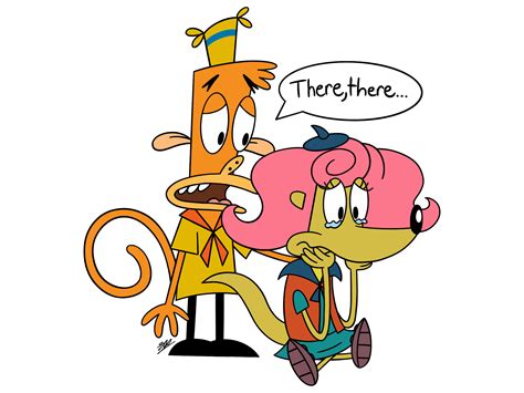 Art Trade Lazlo Comforting Patsy By Fancatstic On Deviantart