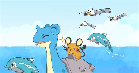 Pokemon ラプラスにのって Riraのイラスト Pixiv
