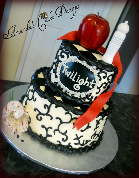 Pin By Amanda Ketterman On Amandas Cake Designs Twilight Cake