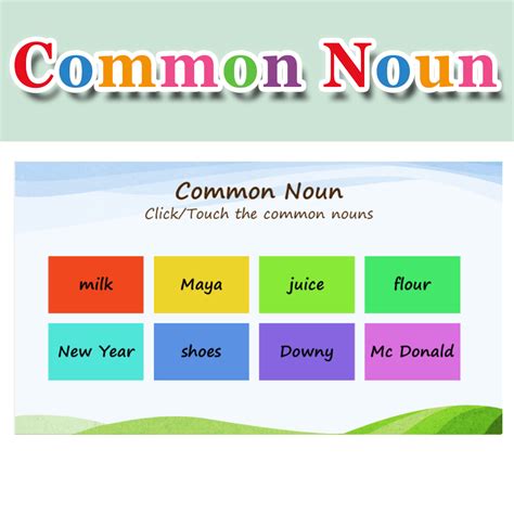 Classifying Nouns Set 1 Iworksheets Free Interactive Worksheets