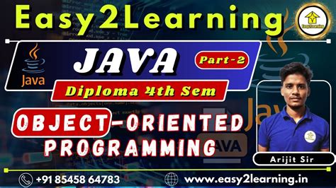 Diploma 4th Sem Computer Science Java Part 2 Object Oriented