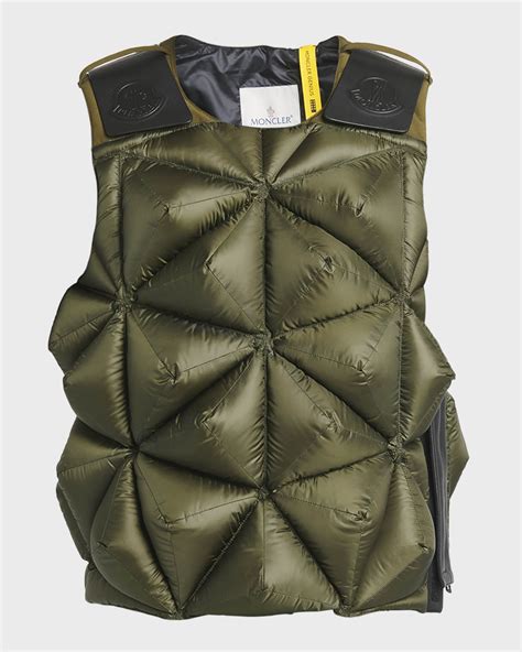 Moncler Genius Moncler X Pharrell Williams Mens Holly Triangle Quilt