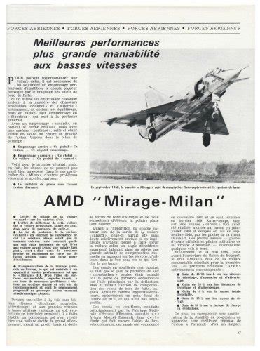 Avions Marcel Dassault Milan Prototype Secret Projects Forum