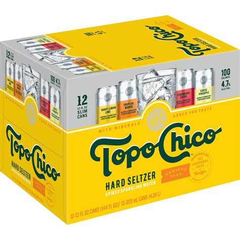 Topo Chico Hard Seltzer Variety Pack 12pk 12 Fl Oz Slim Cans 12 Ct
