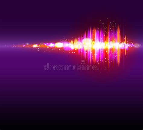 Abstract Bokeh Equalizer Background Stock Vector Illustration Of