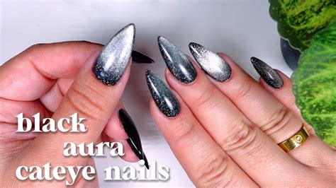 Mesmerizing Black Cat Eye Nails Easy Tutorial For A Sleek Look