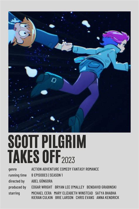 Scott Pilgrim Takes Off 2023 Poster Animated Tv Show Em 2024