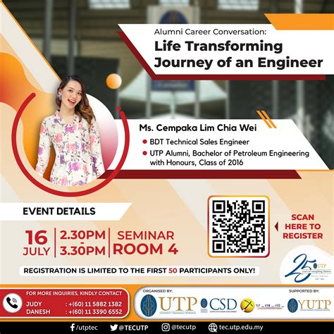 👩‍💼 Alumni Career Conversation 👩‍💼 We Bring You Our Utp Alumnus Lim Chia Wei Bdt Technical