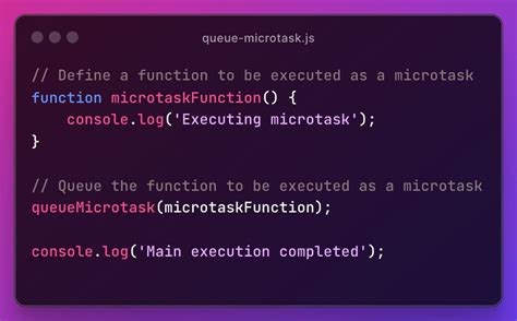 Javascript Asyncprogramming Microtasks Webdevelopment Techtrends