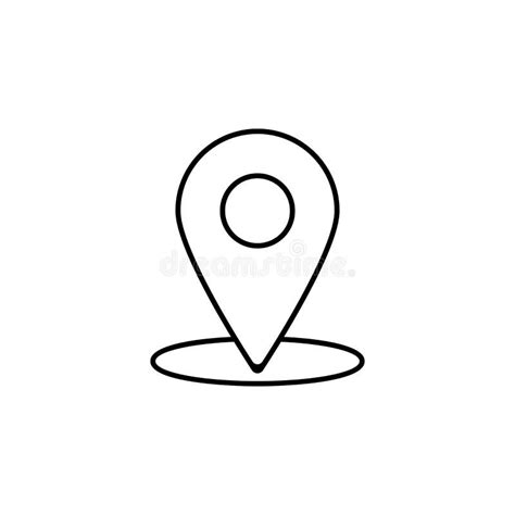 Location Icon Simple Thin Line Outline Vector Of Location Icons For