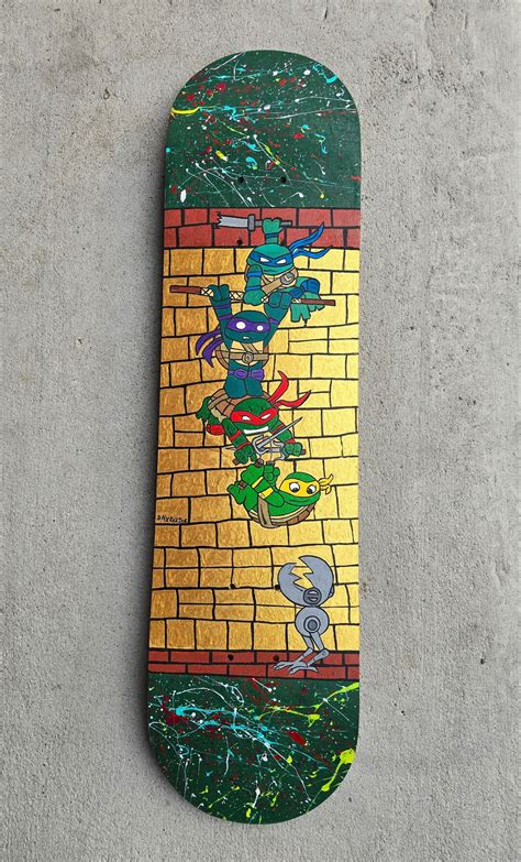 Tmnt Skateboard Etsy