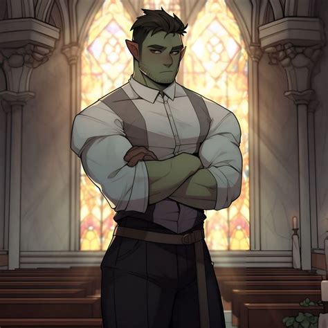 Half Orc Dnd Male Artofit