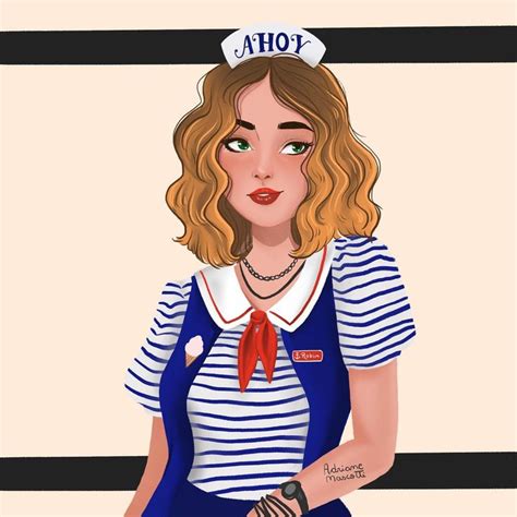 Stranger Things Robin By Adriane Mascotti Sketchesdadri Scoops Ahoy